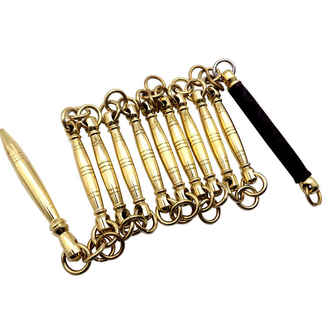 Pure brass nine-section whip and thirteen-section whip for beginners ...