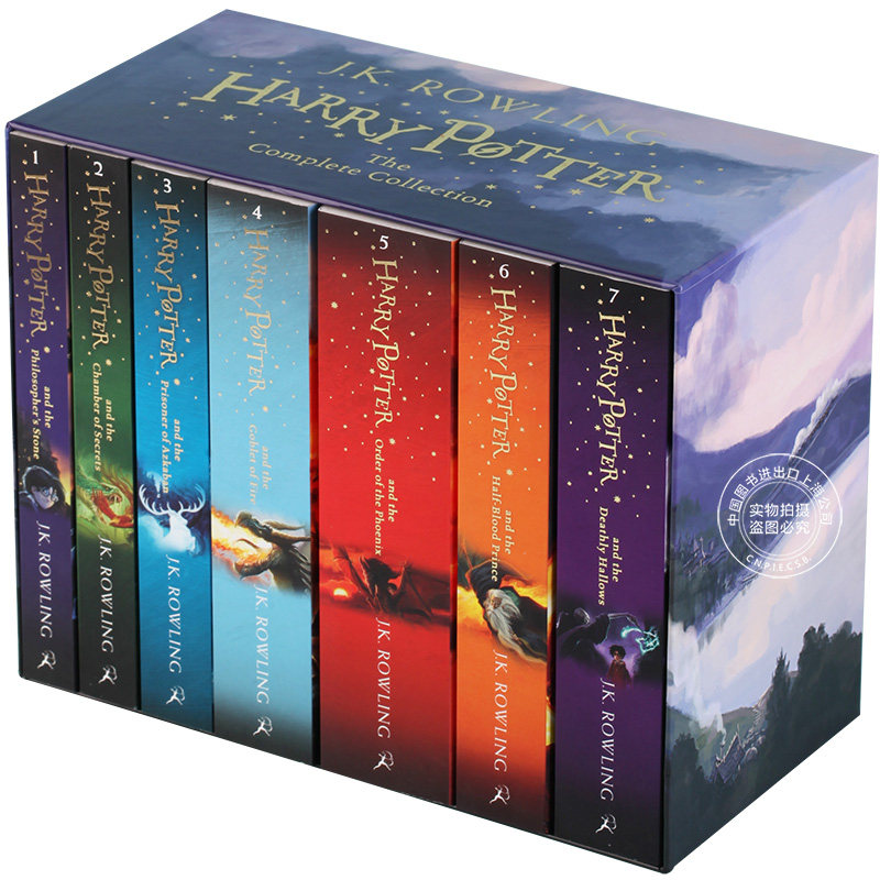 Collection complète Harry Potter (Anglais) - J.K. Rowling - Bloomsbury