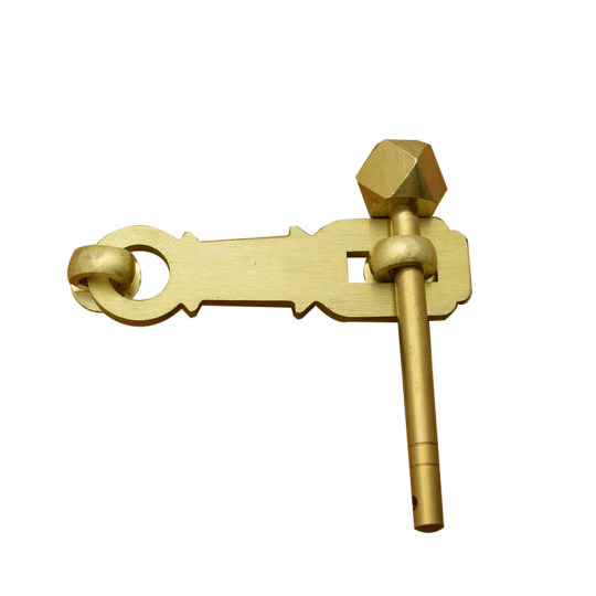 Antique Wooden Door Copper Bolt Lock