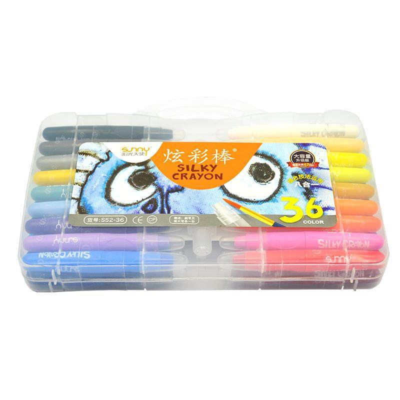 Sunshine Angel 12 Color Water-Soluble Rotating Oil Pastel Crayons