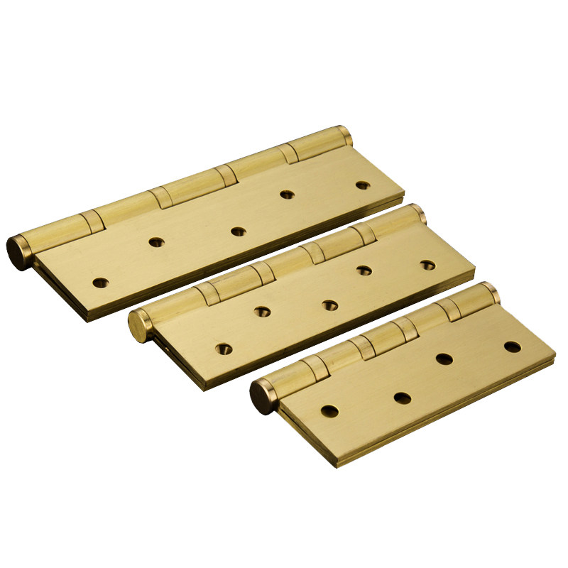 Weigu 4 Inch Copper Hinges - Brushed Finish