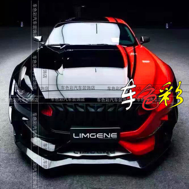 Mustang Mustang car sticker and pull flower personality line ...
