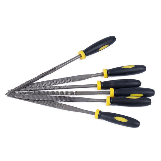 Mini Semi-Circular Fine-Toothed Mahogany Hardwood File Set