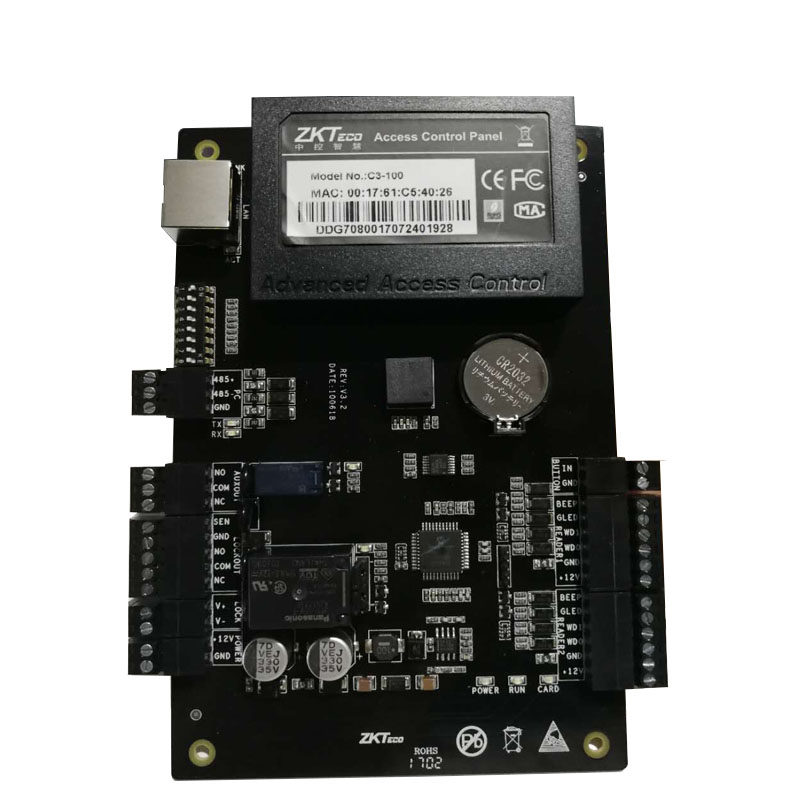 ZKTeco C3-100 Single Door Network Access Control Board with Entropy ...