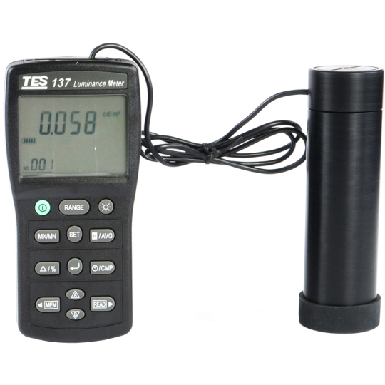 Tes-137 Luminance Meter - Portable Brightness & Light Intensity Meter