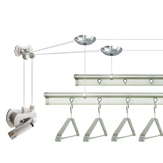 Intimate Balcony Lifting Clothes Drying Rack - Indoor and Outdoor ...