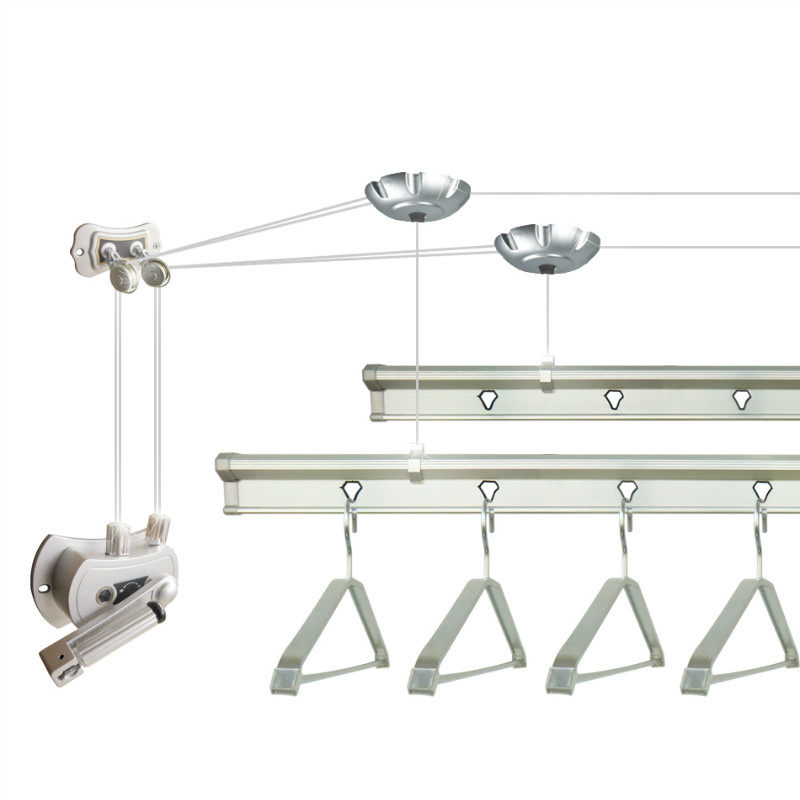 Intimate Balcony Lifting Clothes Drying Rack - Indoor and Outdoor ...