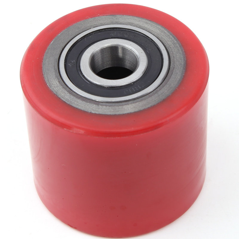 Handling Small Tank Wheels Manual Hydraulic Truck Forklift Truck PU ...