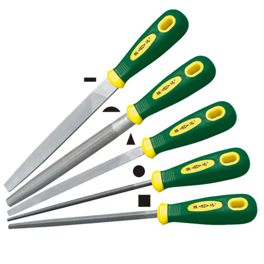 Shengda Tools Plastic Handle Square/Round/Semi-Circle/Triangular/Flat ...