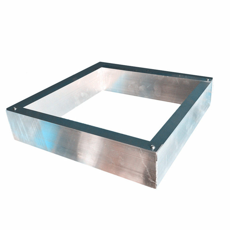 Square Aluminum Alloy Exhaust Fan Frame for Architectural Air Outlets