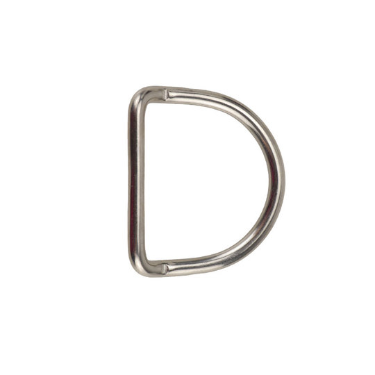 Anillo en D Tecline T06005 de acero inoxidable 316 - 6/5mm