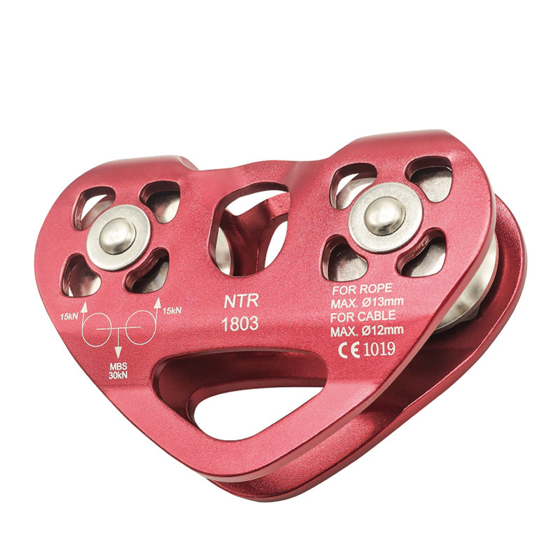 Kit de Tirolina Ntr - Polea en Forma de Corazón para Escalada en Roca