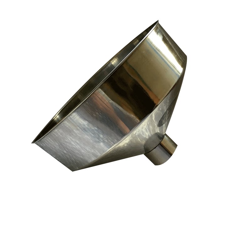 Macro Stainless Steel Funnel - Large Diameter, Thickened Metal