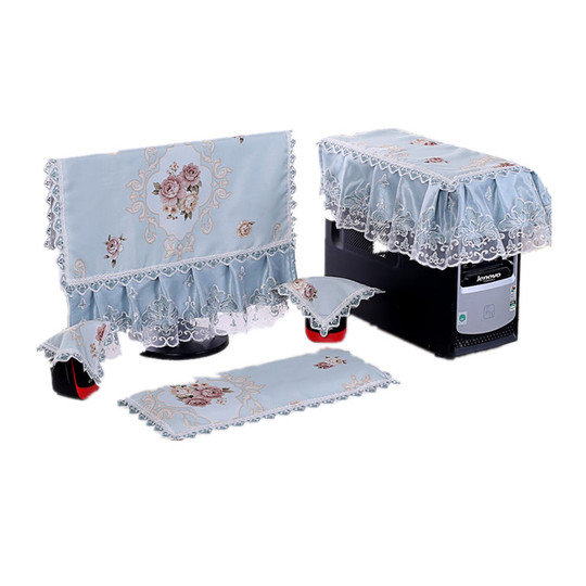 24-Inch Computer Monitor & Keyboard Dust Cover - Simple Modern Cloth Cover