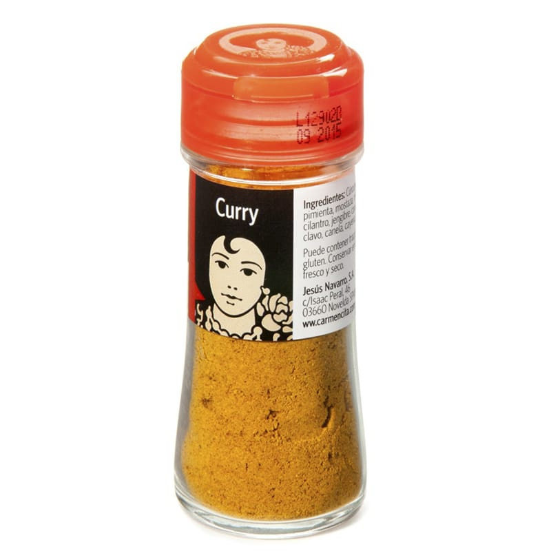 Curry español importado, polvo de curry amarillo, especias para el ...
