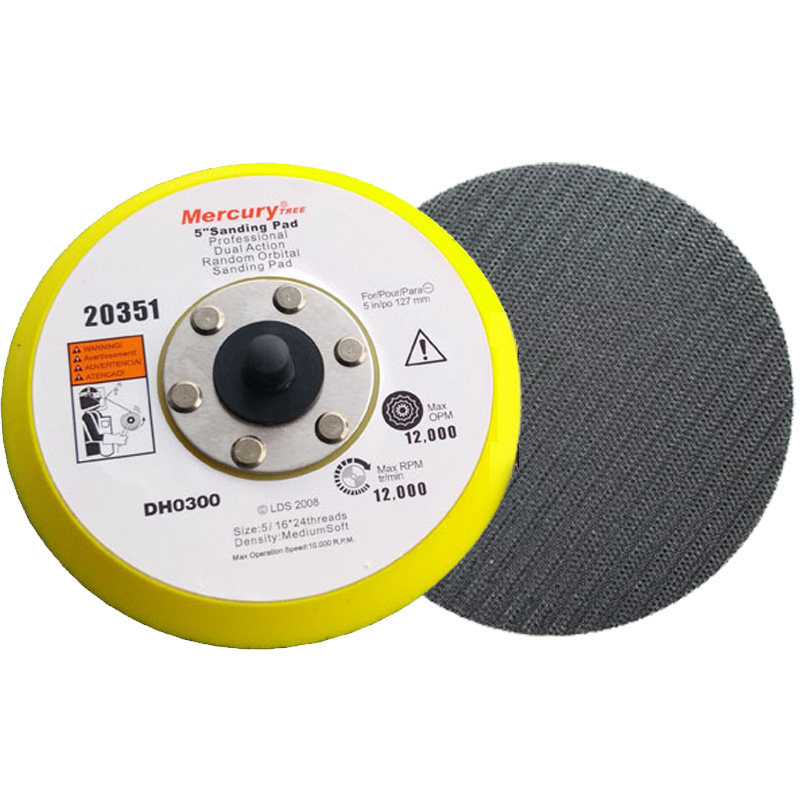 Edge 5-inch Pneumatic Grinder Sanding Discs - Self-Adhesive Flock ...