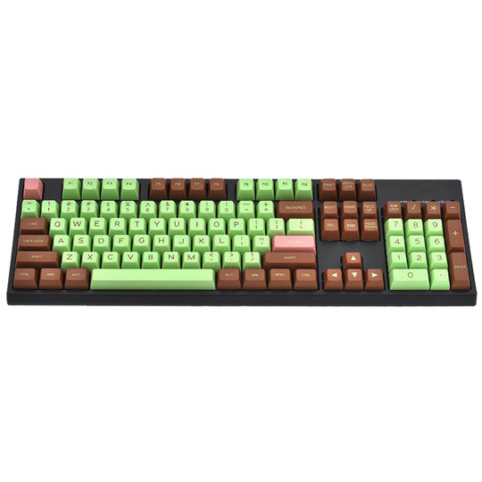Maxkey Mochoco SA Keycap Set - Matcha Chocolate Design for Mechanical ...