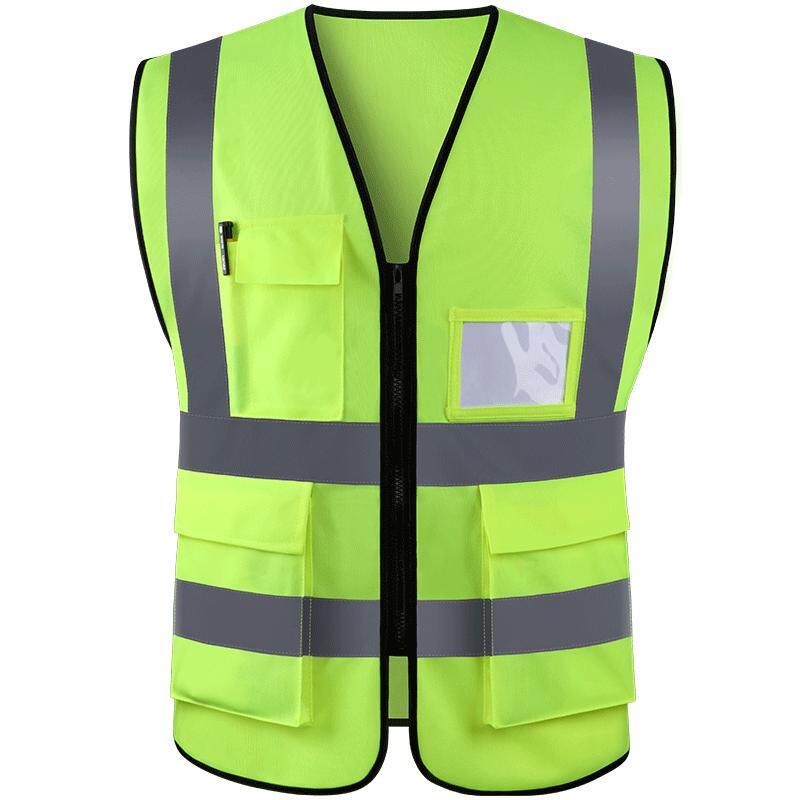 Customizable Reflective Safety Vest for Drivers and Construction Workers