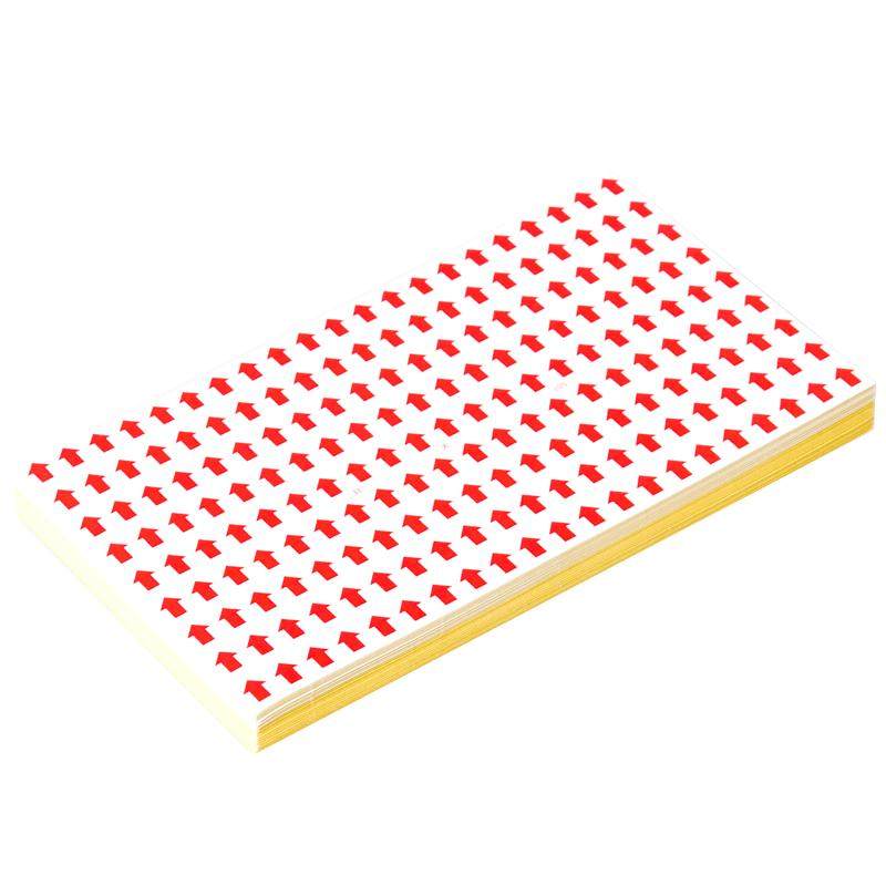 Reworked Red Arrow Self-Adhesive Defective Product Labels