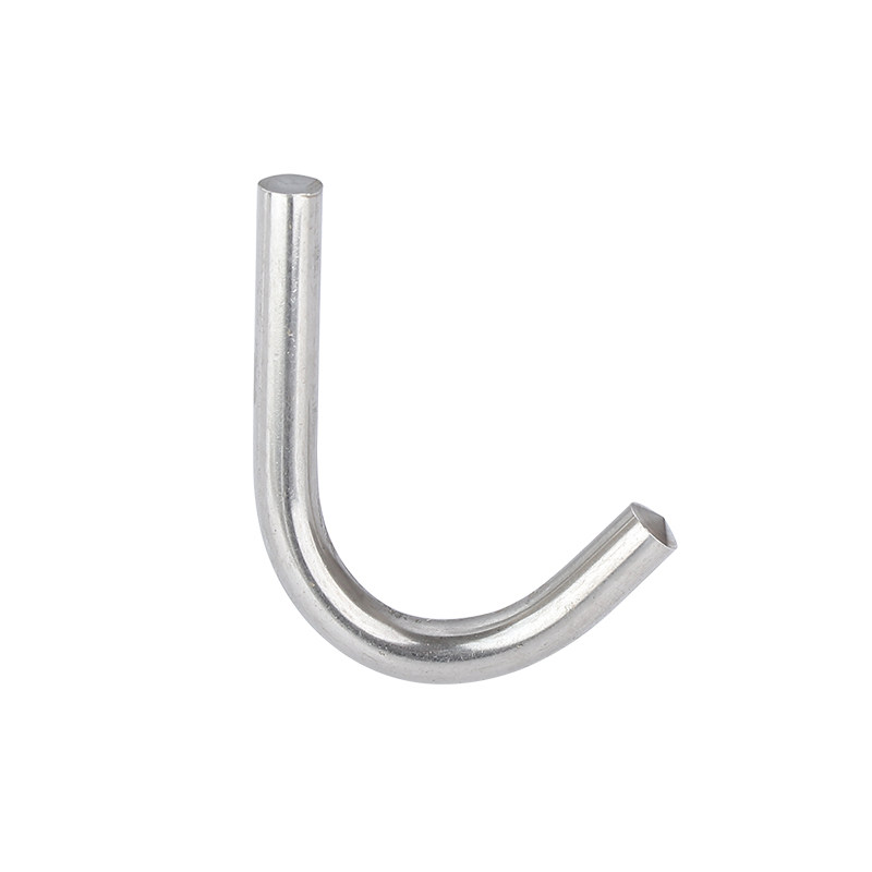 304 Stainless Steel Welded Plate Hook - Solid Single Hook