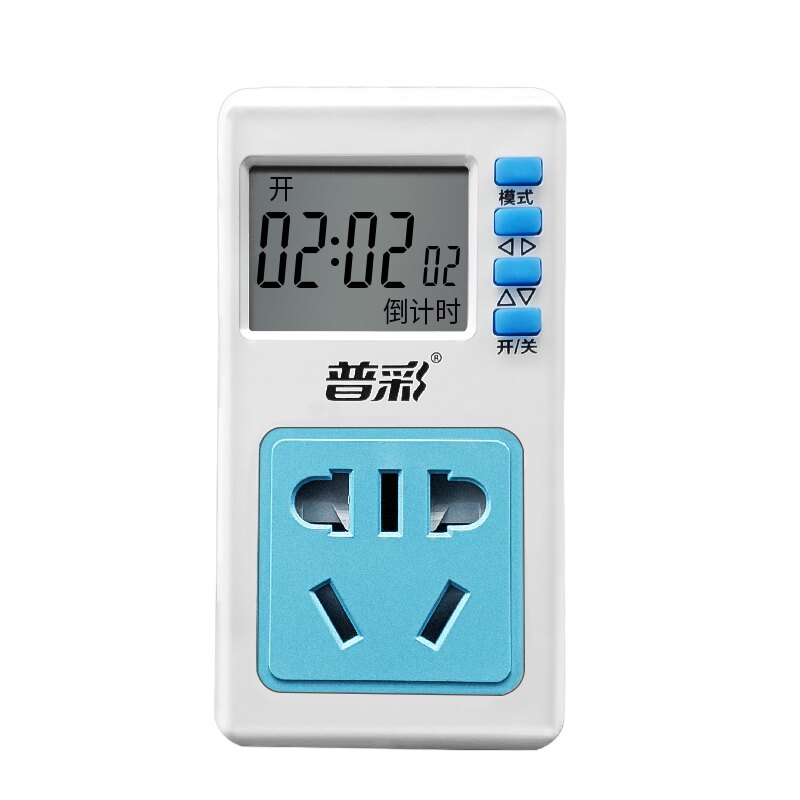 Time-Controlled Switch Power Supply Timer Appointment Cycle Timing Socket 220V Countdown Switch ...