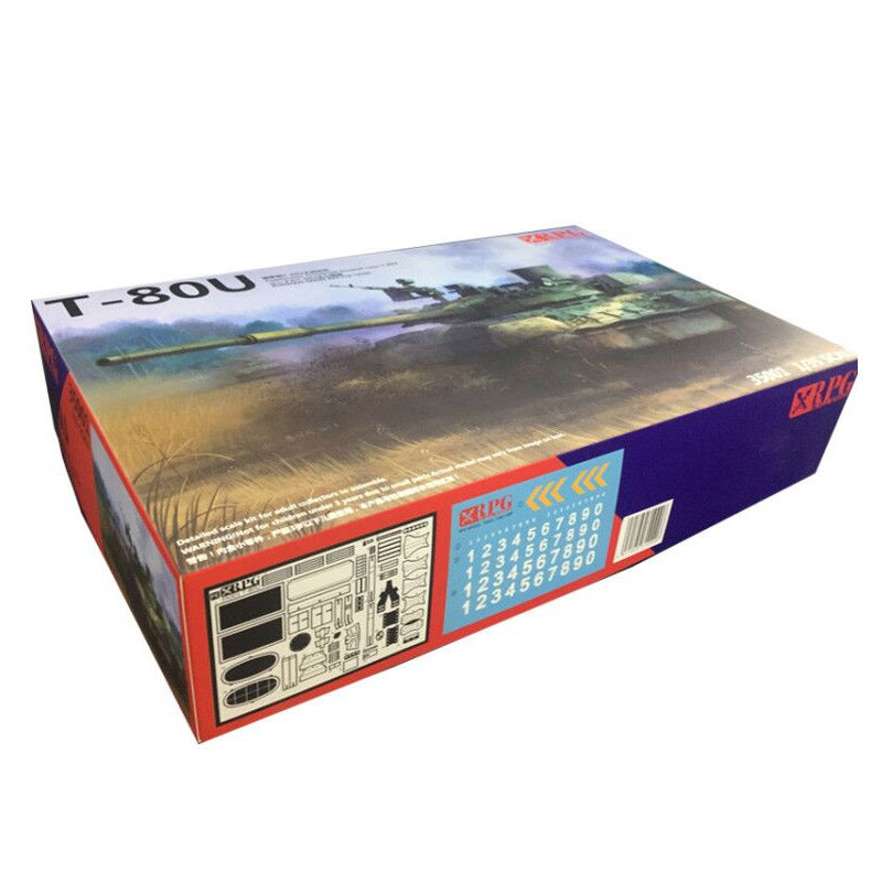 RPG-Model 1/35 T-80U Main Battle Tank Plastic Model Kit