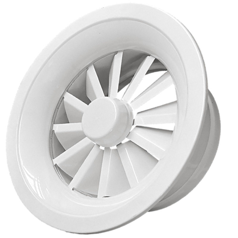 Corong Udara Melingkar 350mm Paduan Aluminium - Ventilasi AC Sentral ...