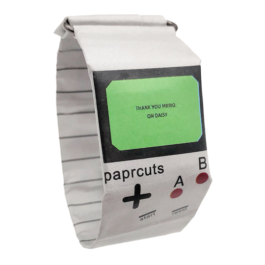 Papr Paper Watch - Estetik Unisex Işıklı Su Geçirmez Dijital Saat