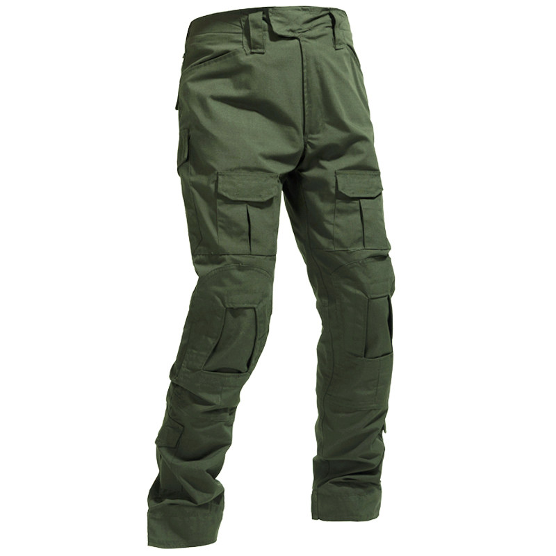 Rebel Men's Tactical Pants - Slim Fit Camouflage Work Trousers