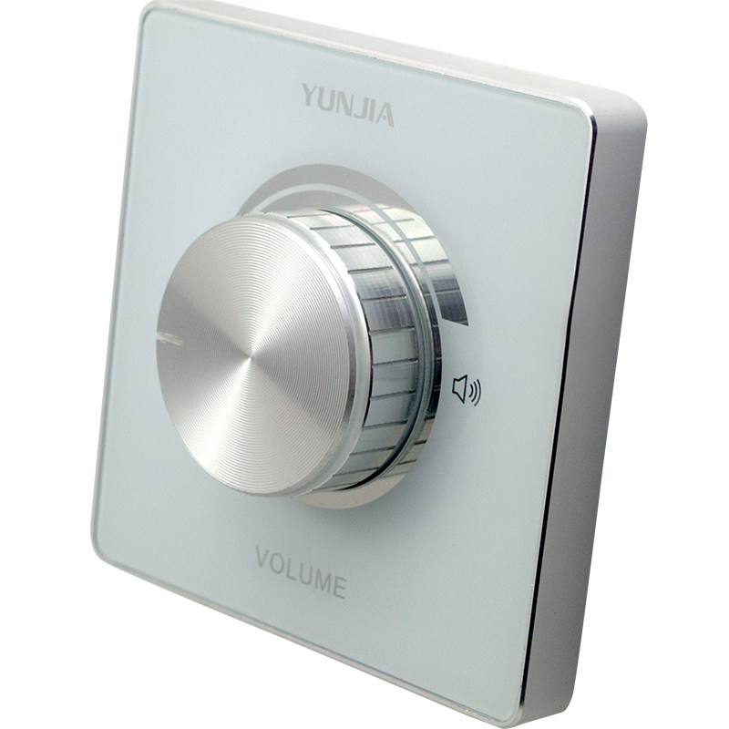 Yunjia Audio Speaker Volume Control Switch - Single/Dual Channel 86 Panel