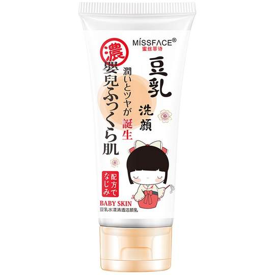 Miss Face Soy Milk Facial Cleanser - Moisturizing Cleansing Milk 100g