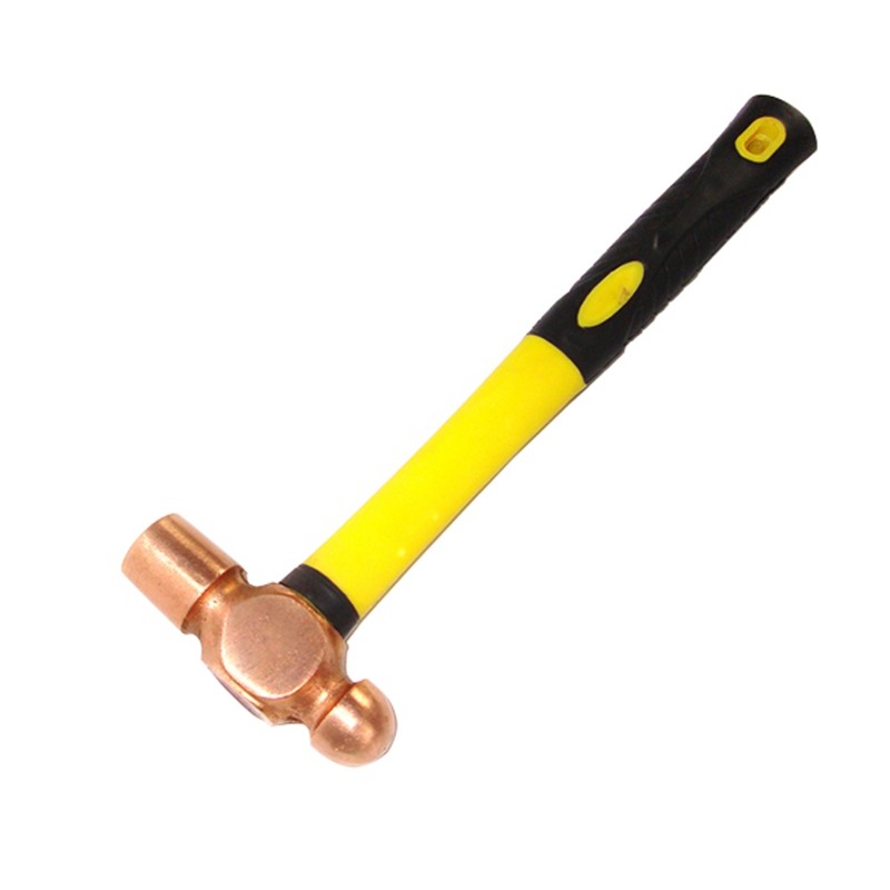 Copper Round-Head Hammer with Plastic Handle/Copper Installation Hammer ...