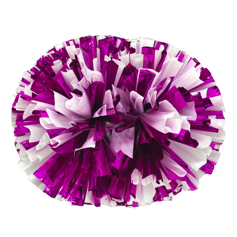 Ring Handle Matte White Cheerleader Hand Flower - Dance Performance ...