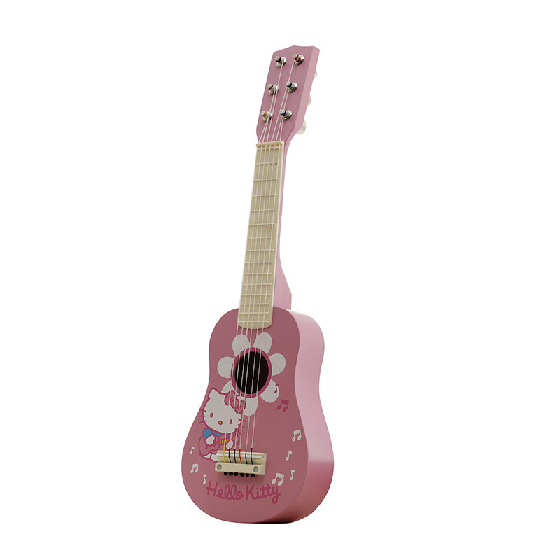 Listen Chime Wooden Ukulele - Beginner Musical Instrument for Kids