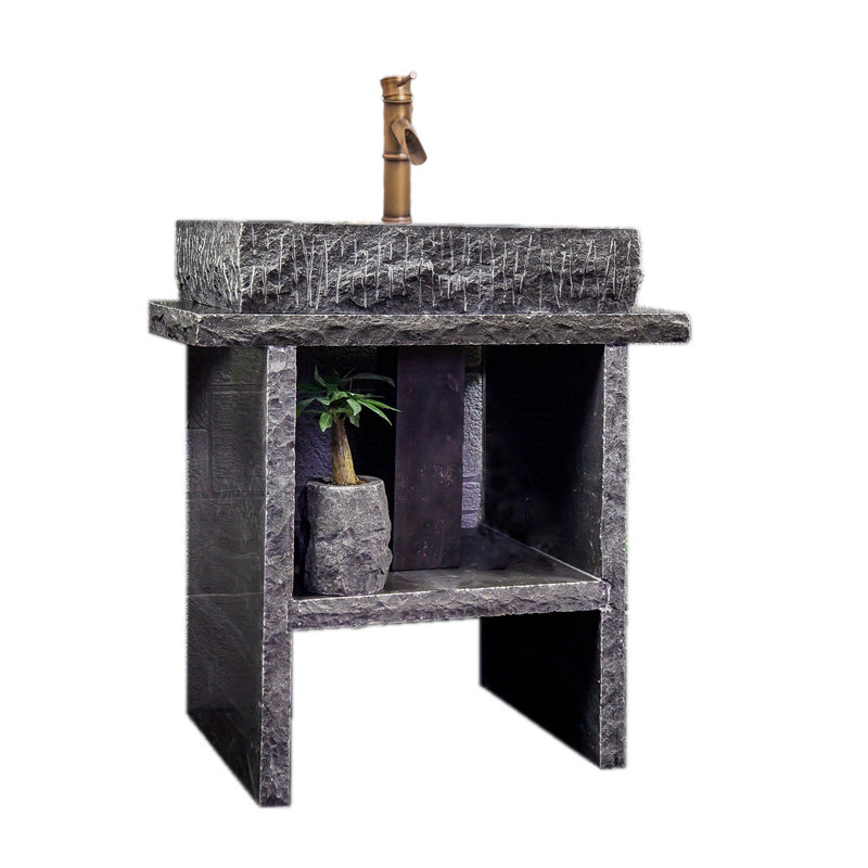 Lavabo retro patio piedra fregadero al aire libre piscina de mármol ...