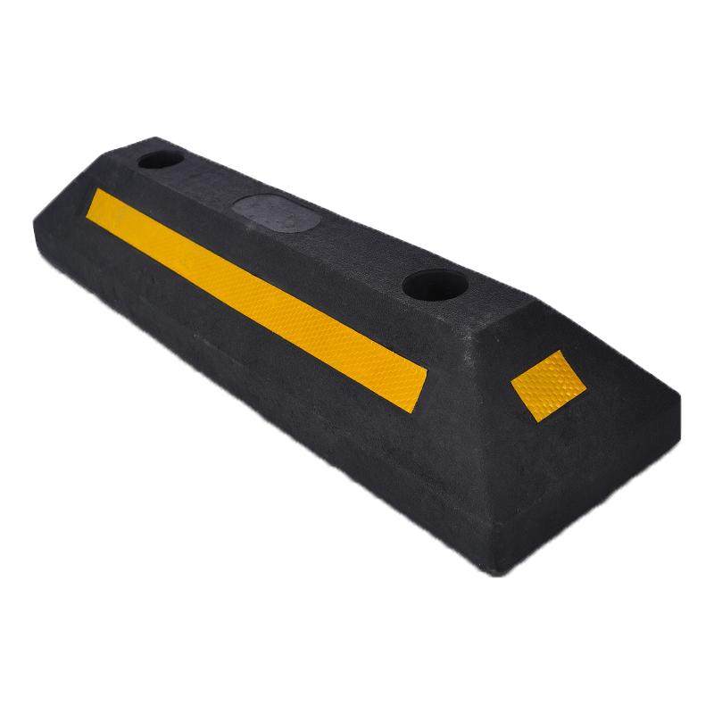 Parking Space Reverse Wheel Blocker - Garage Rubber Stopper, Limiter ...