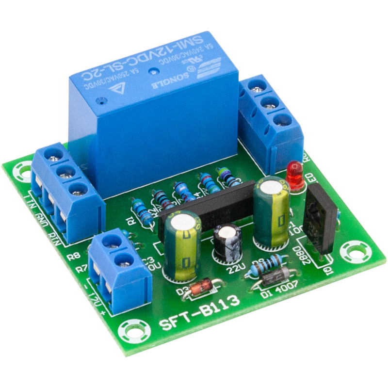 Upc1237 płytka zabezpieczająca głośnik wzmacniacza mocy | obwód ...