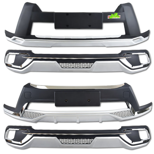 Toyota Highlander Bumper Set | Front & Rear Bumpers | Large Surround Design