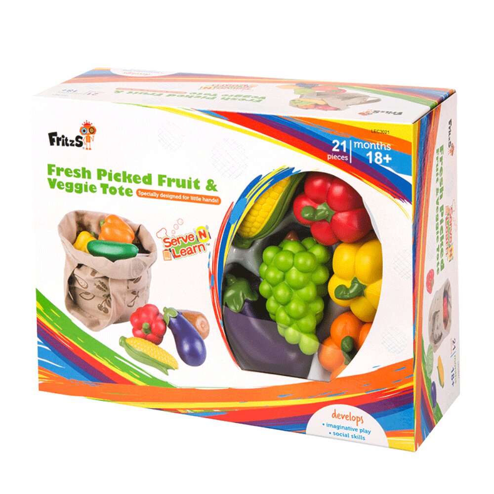 Jeu de fruits et légumes Fritzs - Jouet éducatif pour tout-petits