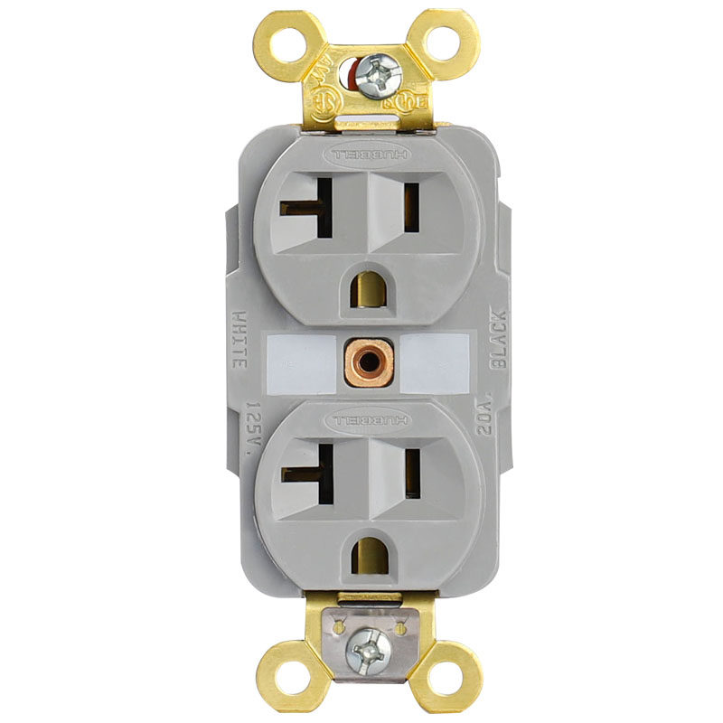 American Hubbell HBL5362 Fever-Grade Pure Copper Power Socket Wall Plug ...