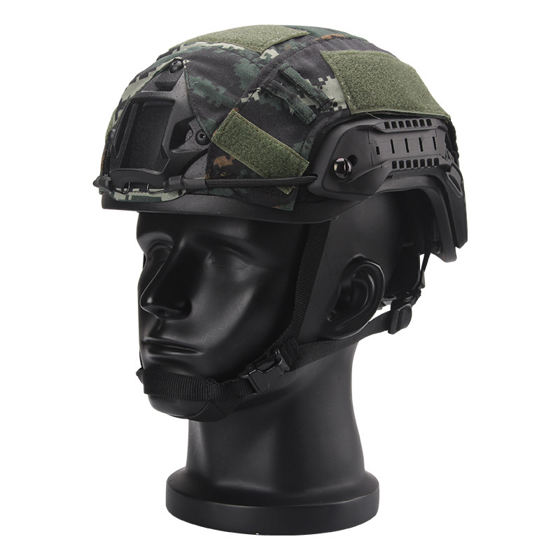 Fast Mich2001 Tiger Spot Tactical Helmet - Tabby Training - M Size