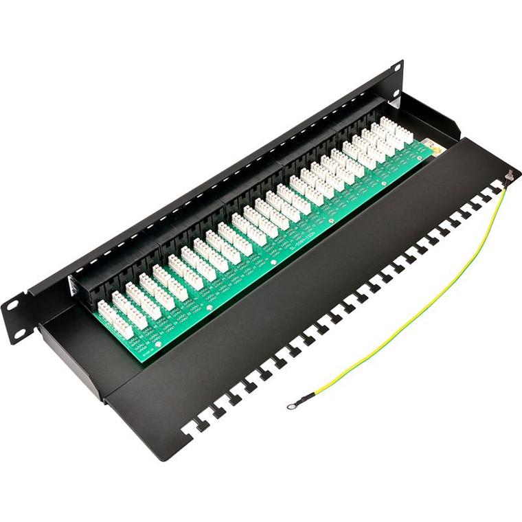 Patch panel - 25-port modular voice distribution frame | Aucas