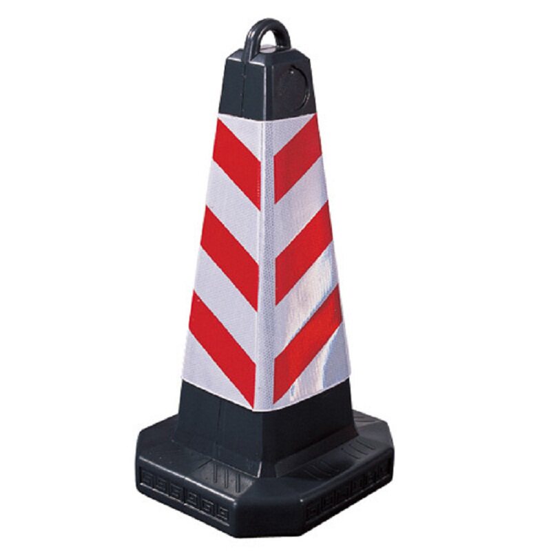 Plastic Square Cone Plus Sand Road Cone | Reflective Ice Cream Cone ...