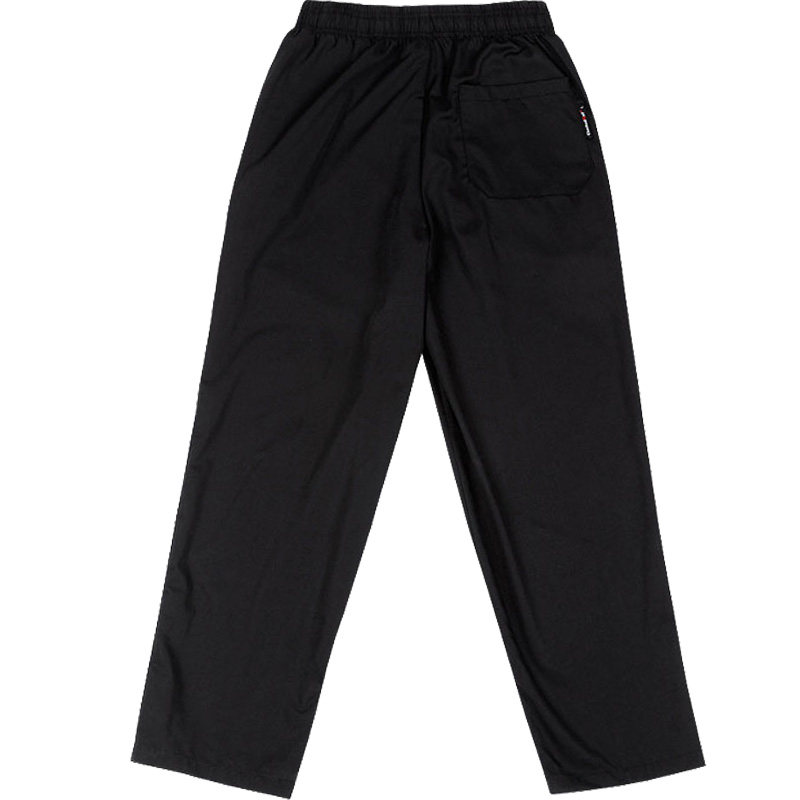 Checked Out Men's Chef Pants - Black Kitchen Workwear