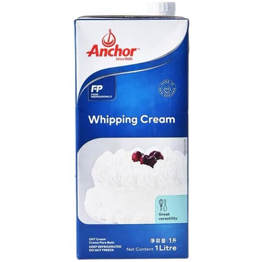 Anchor Light Cream - Animal Cream 1L - Cake, Tart, Ice Cream Decorating ...
