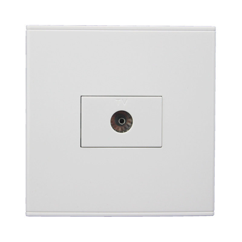 Type 86 One-Bit TV Socket Panel Single-Port TV Panel TV Cable TV Socket ...
