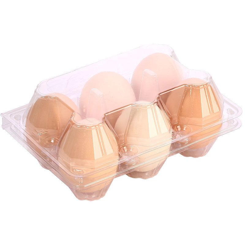 Konkavne i konveksne kutije za jaja - 6 komada prozirna plastična za ...