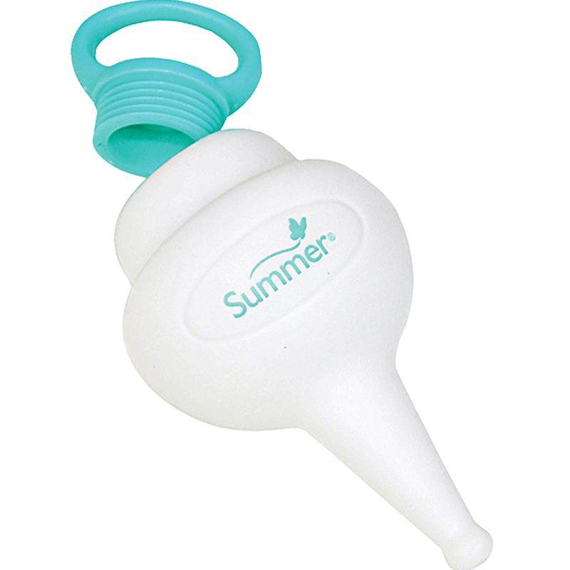 Summer Infant Newborn Nasal Aspirator - Soft Suction for Baby Nose Care