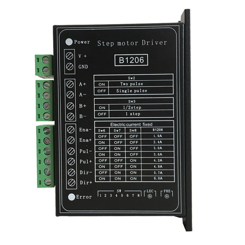 Driver de Motor de Passo Cy B1206 - 24V, 6A, 2 Fases, para Motores 57/86