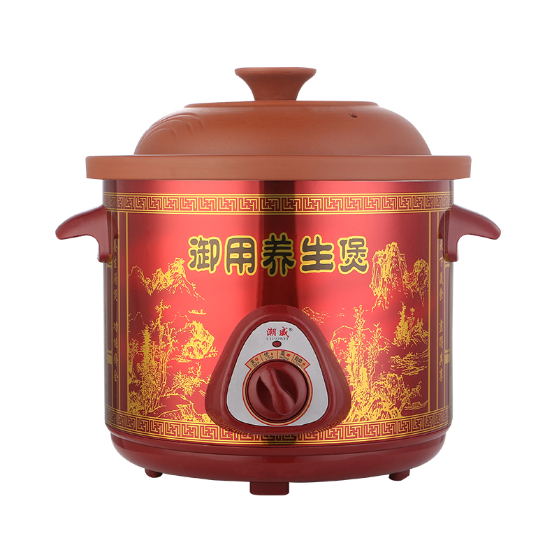 Chaowei 3.5L Purple Clay Electric Stew Pot - Chinese Style Health Soup ...